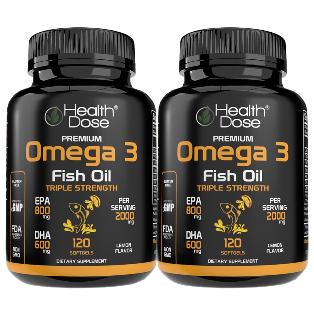 Health Dose fish oil softgels