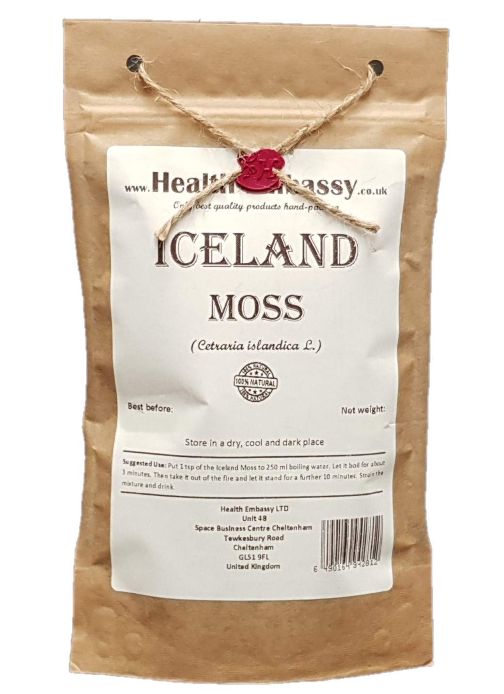 Health Embassy Iceland Moss herbal tea