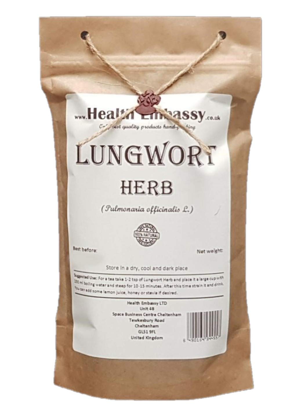 Health Embassy Lungwort Herb tea benefits