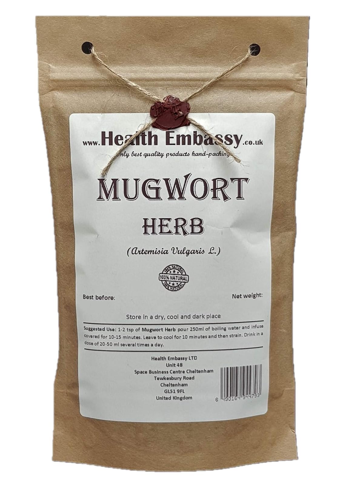Health Embassy mugwort herb tea loose