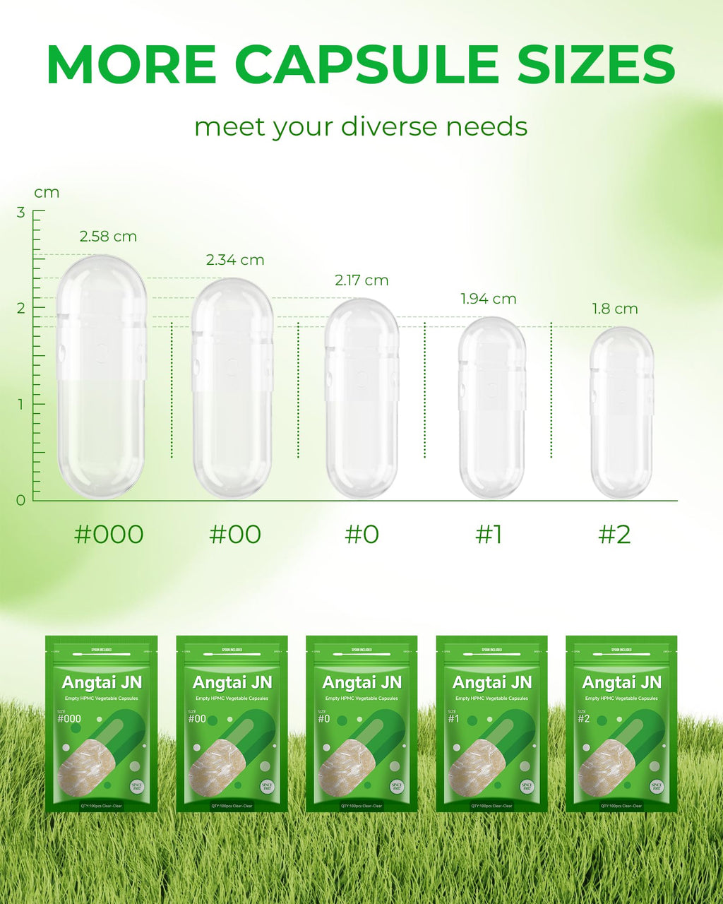 Health-focused empty pill capsule solution