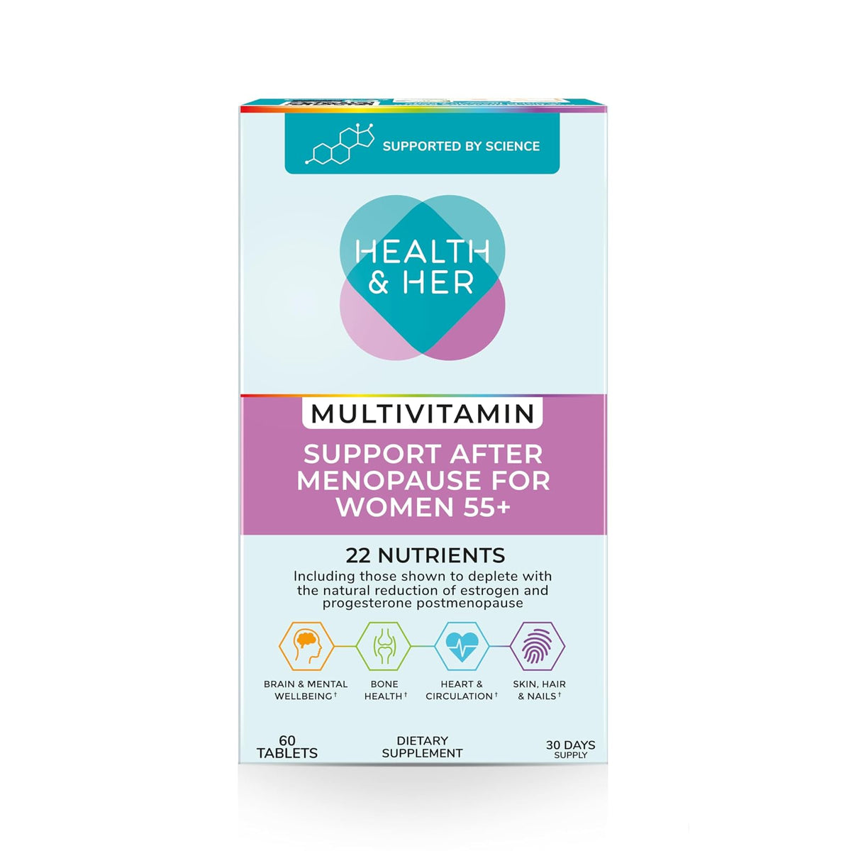 Health & Her multivitamin for women 55+