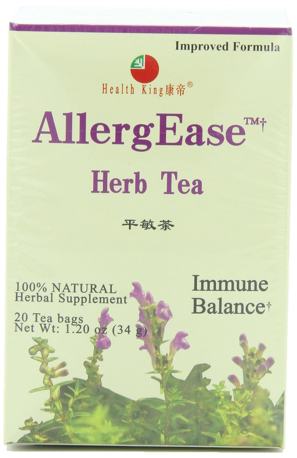 Health King AllergEase herbal tea bags