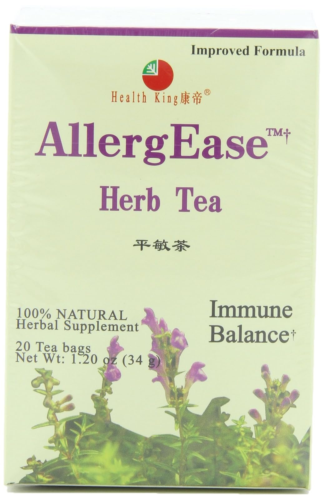 Health King AllergEase herbal tea bags