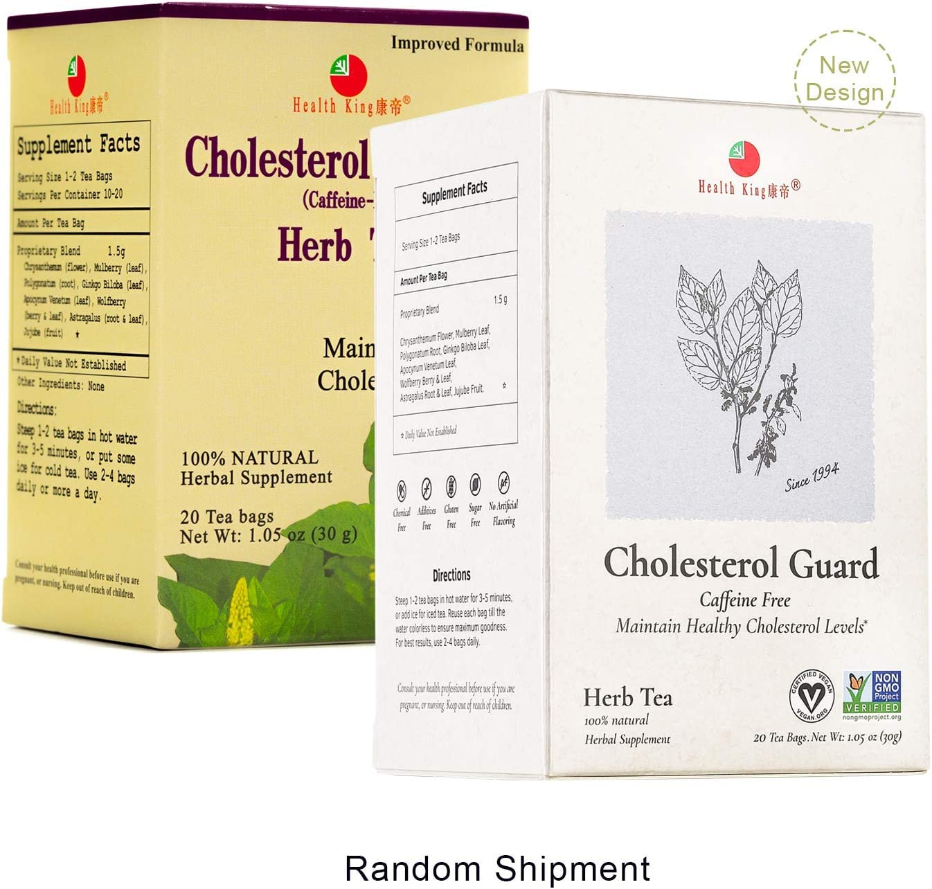 Health King cholesterol support tea