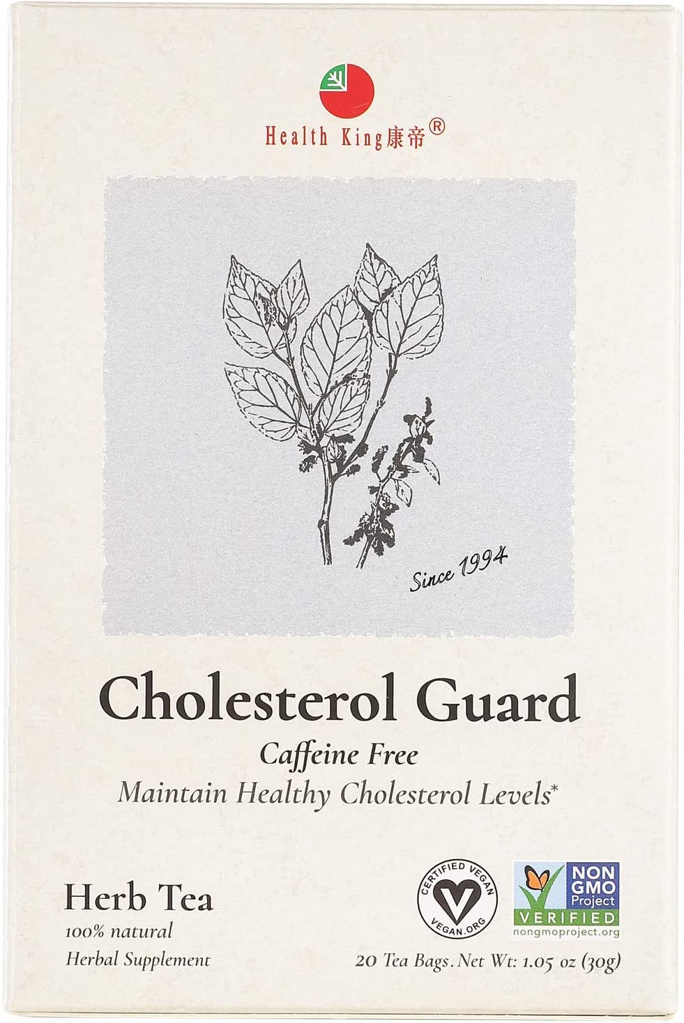 Health King herbal tea for cholesterol