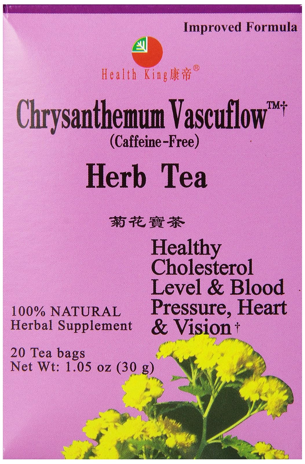Health King herbal tea for relaxation