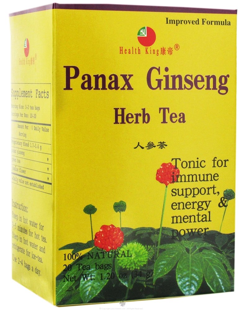 Health King Panax Ginseng tea benefits