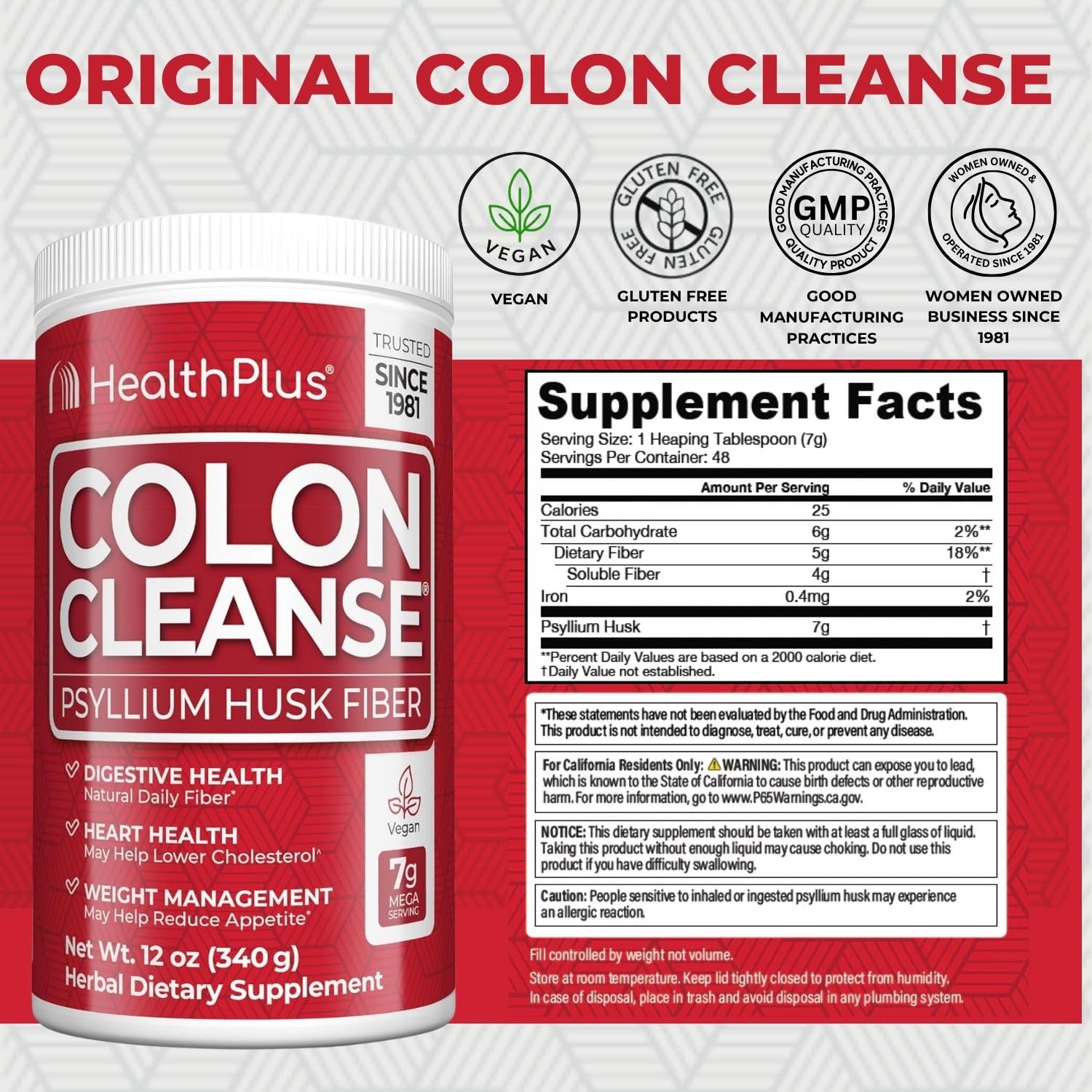 health plus colon cleanse supplement