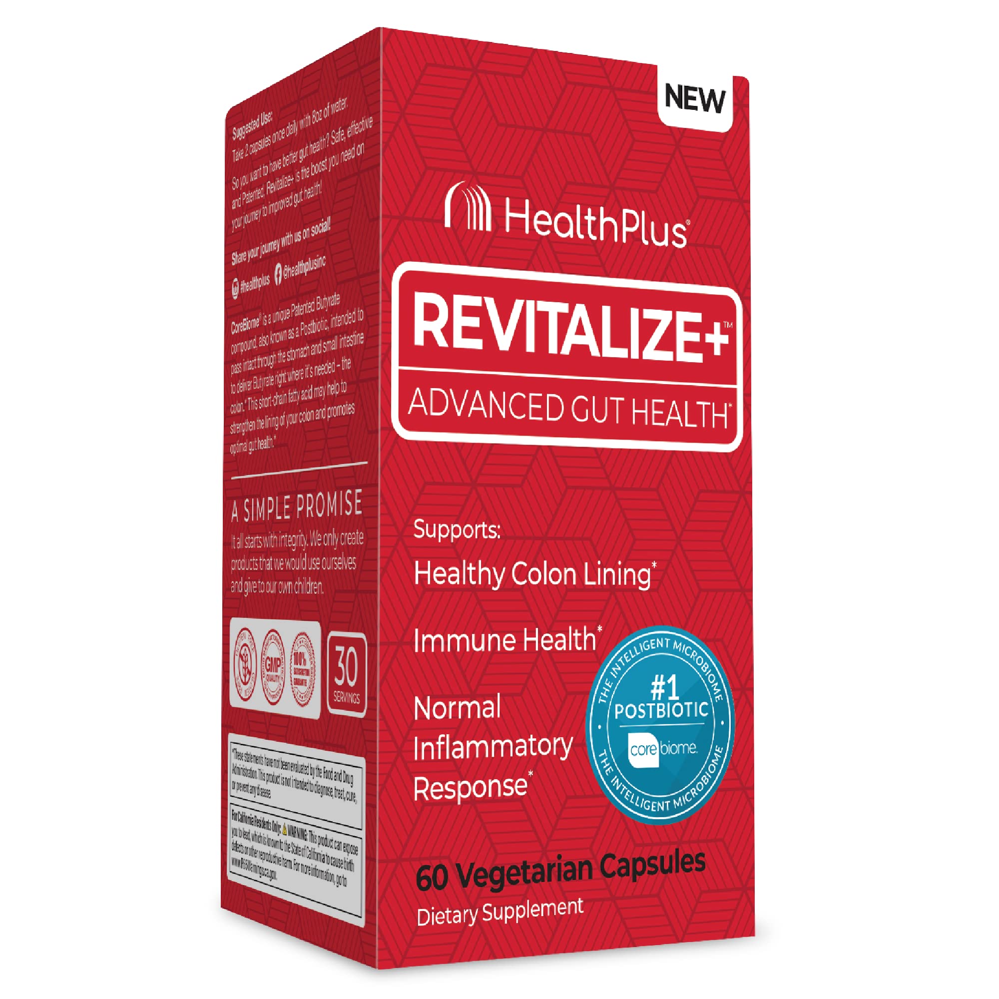 Health Plus Revitalize+ digestive support