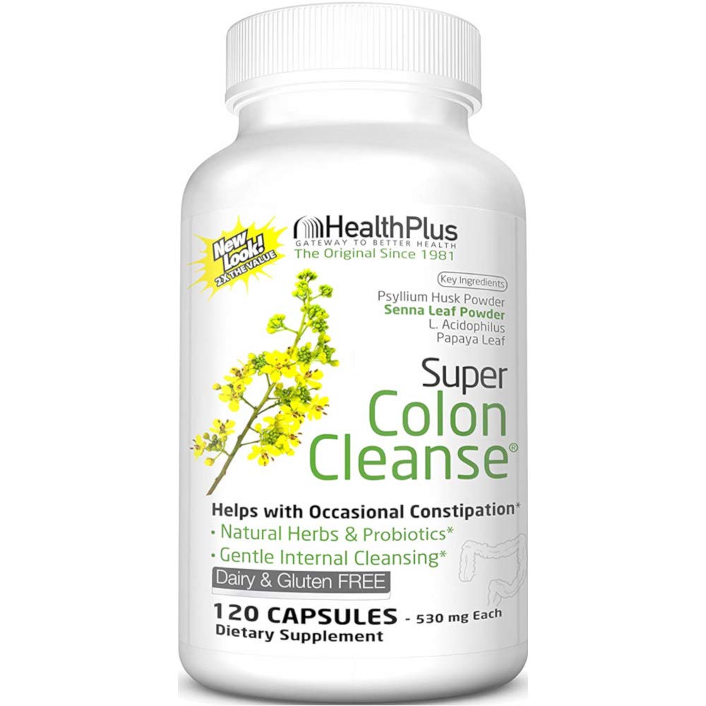Health Plus Super Colon Cleanse capsules for detox