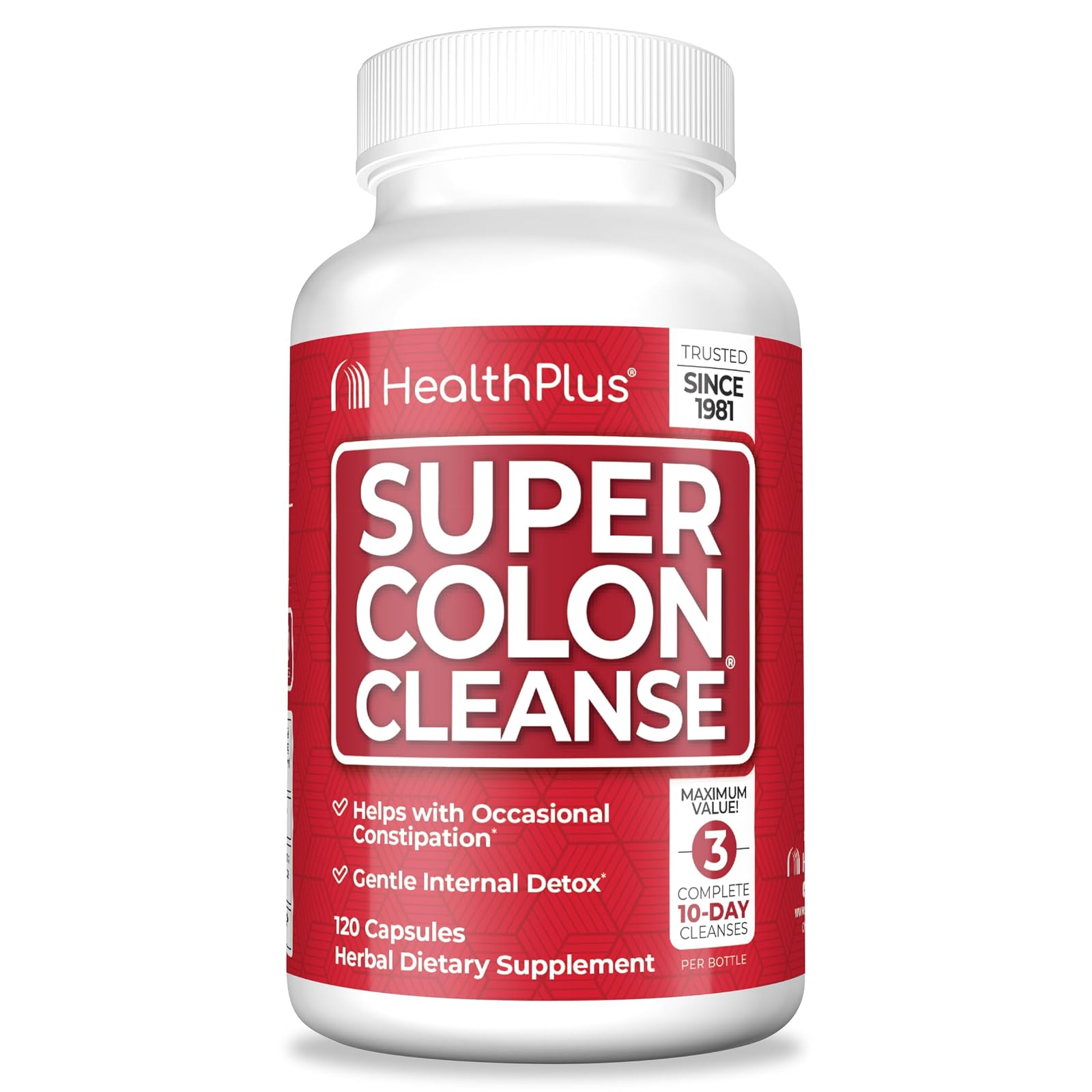 Health Plus Super Colon Cleanse detox capsules