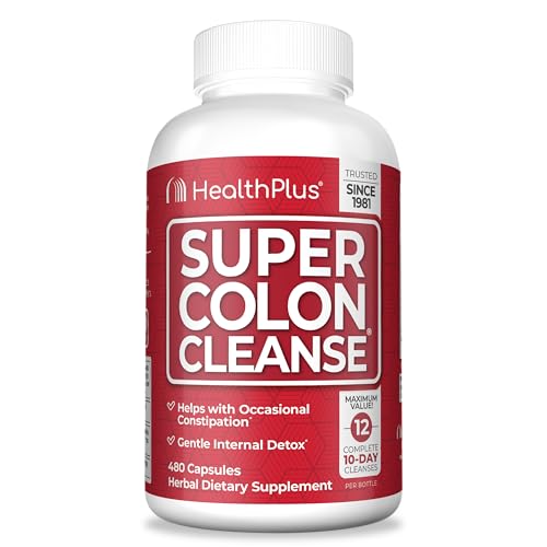 Health Plus Super Colon Cleanse detox tea capsules