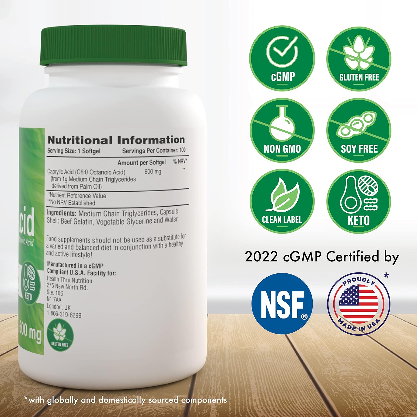 Health Thru Nutrition softgels for women