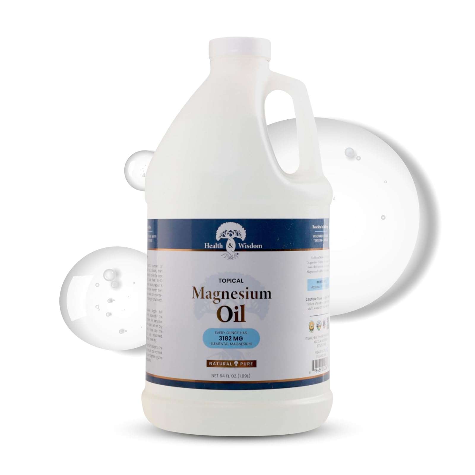 Health & Wisdom magnesium oil for relaxation