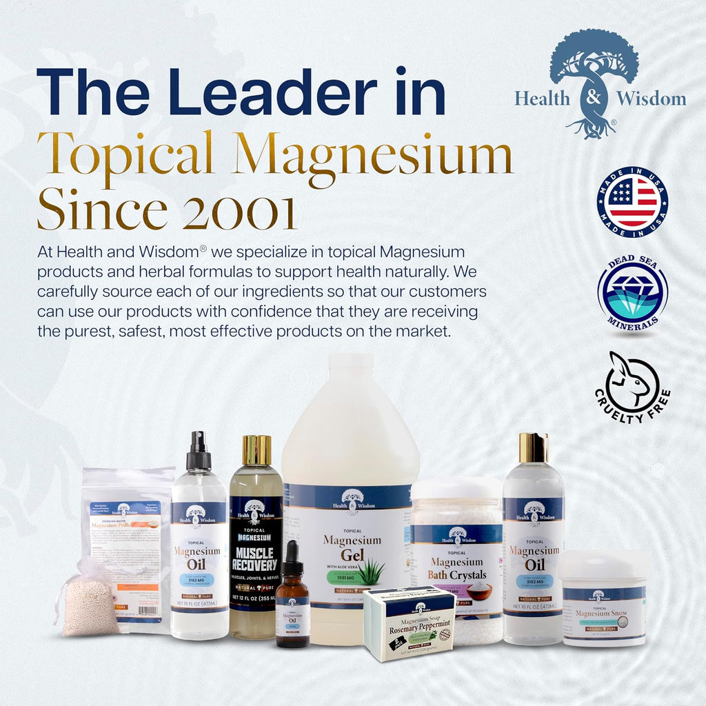 Health & Wisdom magnesium oil usage