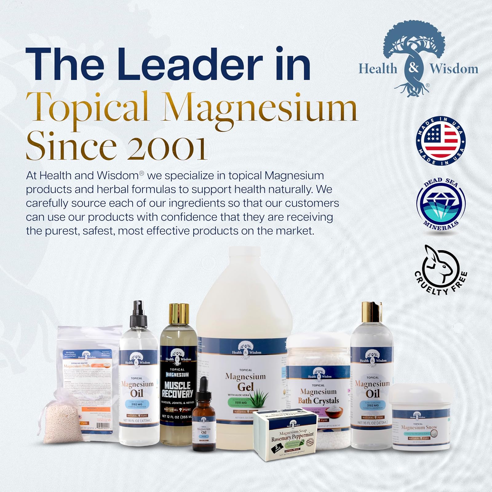 Health & Wisdom magnesium oil usage