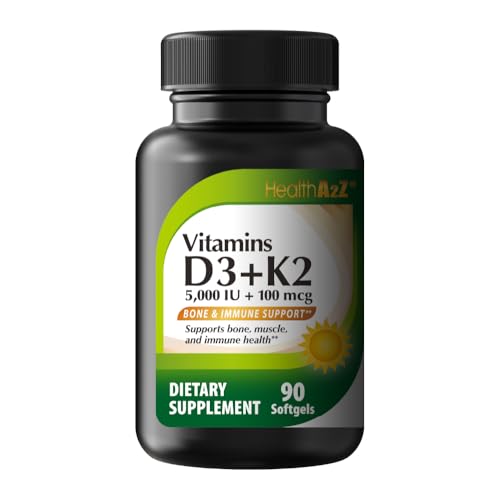 HealthA2Z Vitamin D3 softgels for immunity