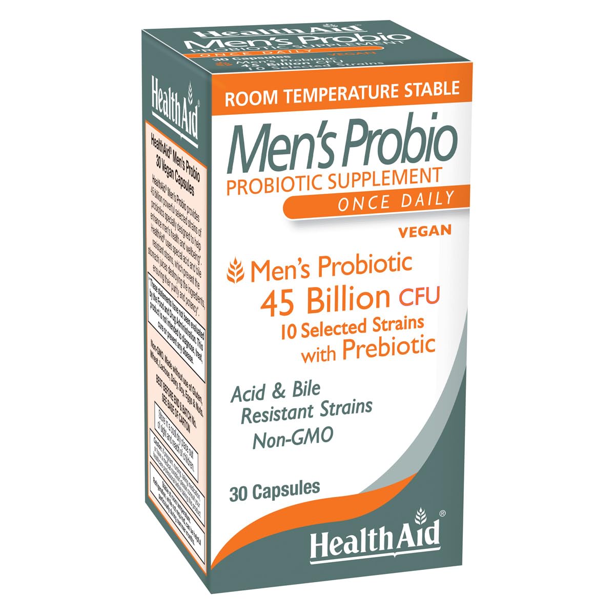 HealthAid men's probiotic for gut health