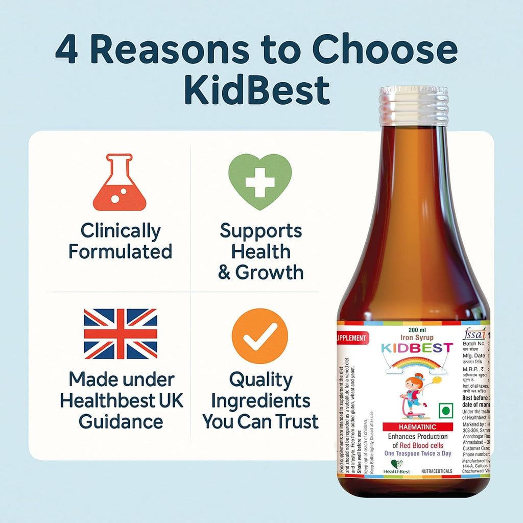 HealthBest iron supplement for active kids