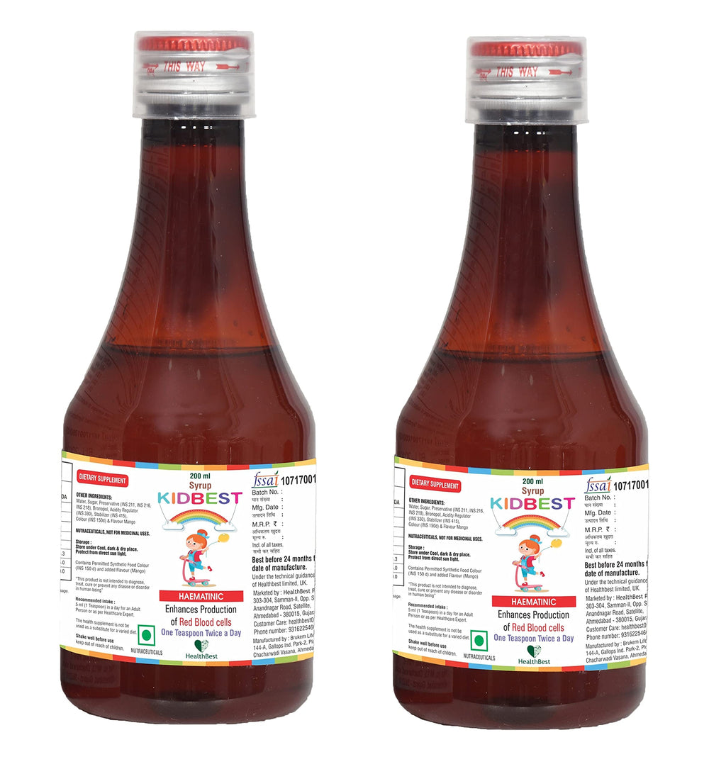 HealthBest Kidbest Iron syrup for kids