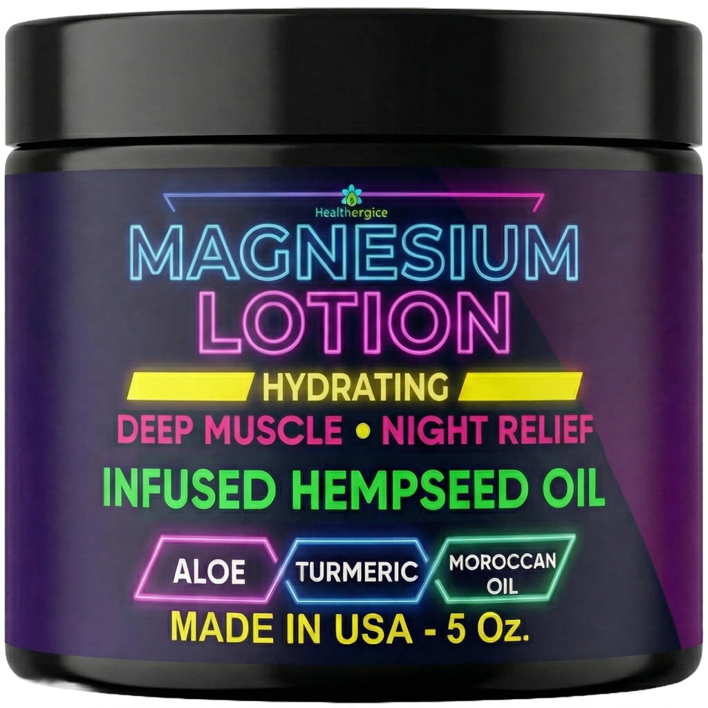 Healthergize magnesium lotion for relaxation