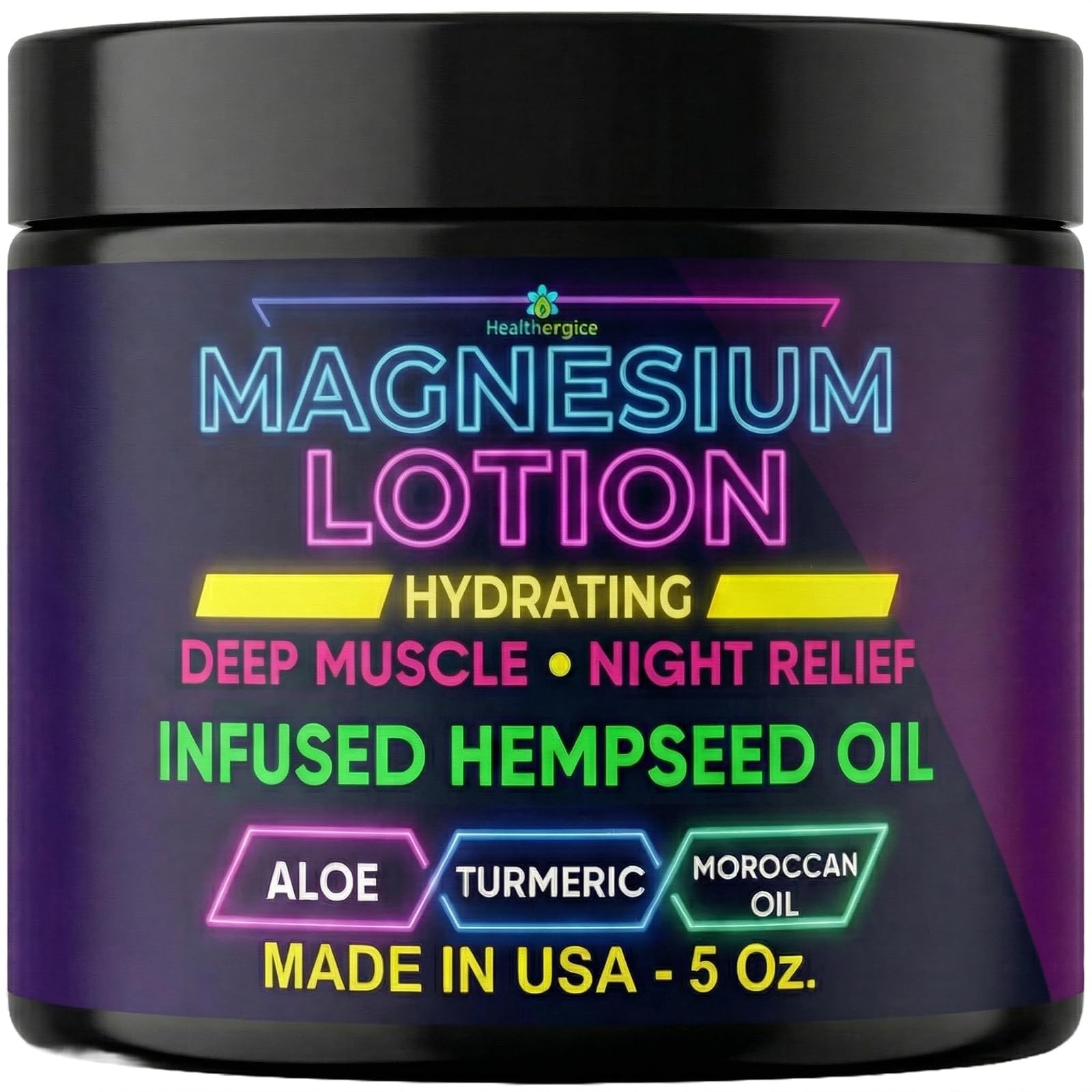 Healthergize magnesium lotion for relaxation