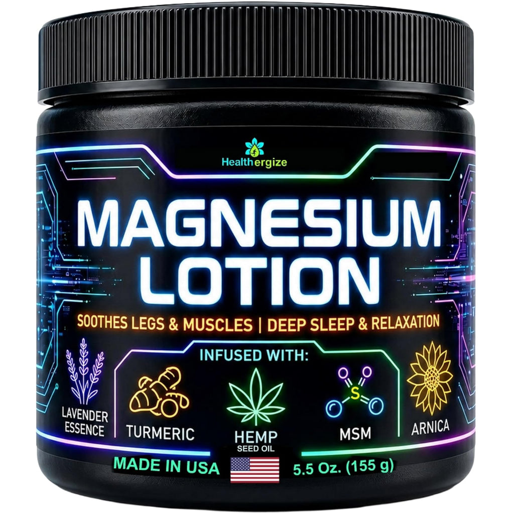 Healthergize magnesium lotion for relaxation