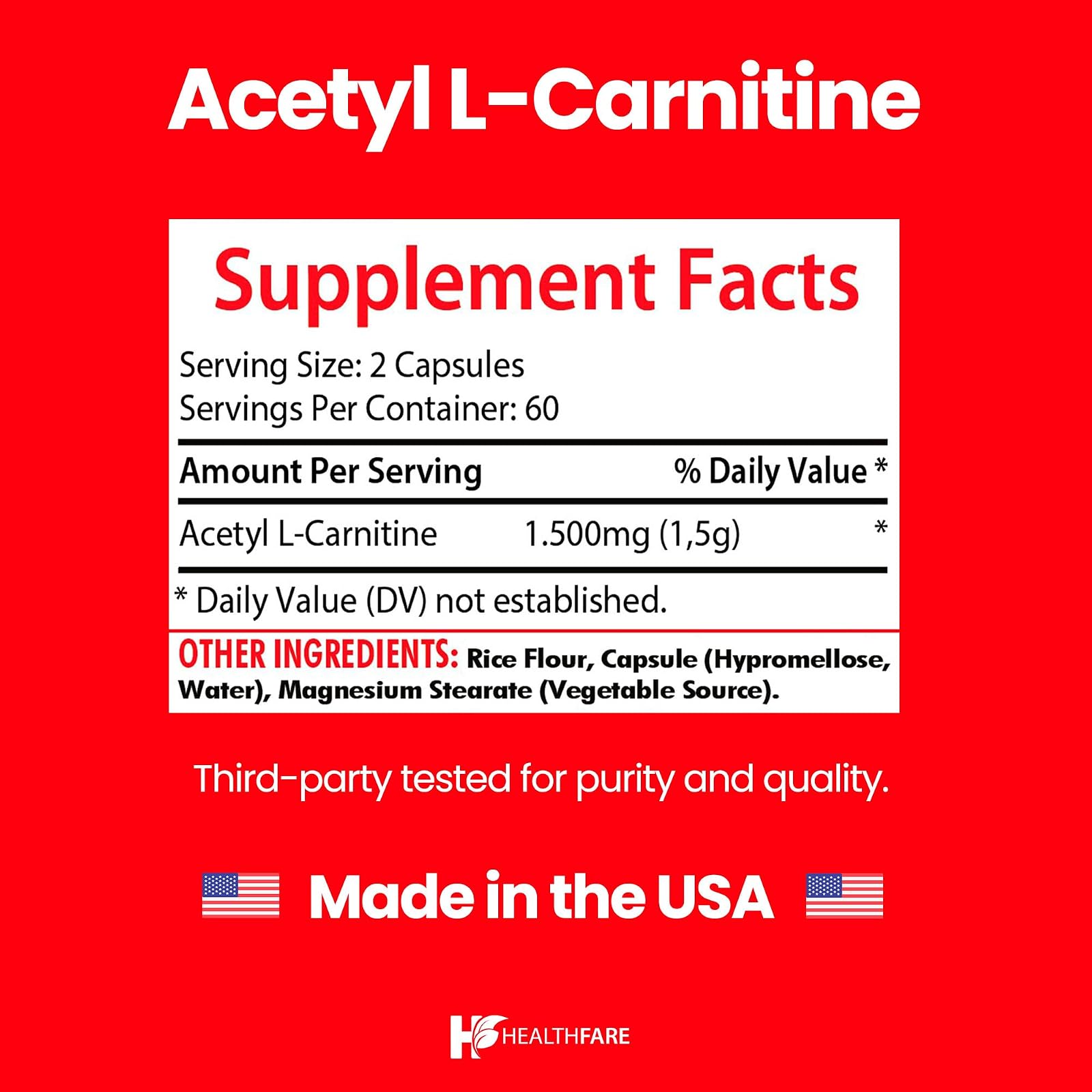 Healthfare amino acid supplement