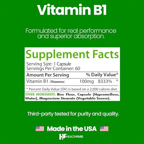 Healthfare B1 supports nerve health