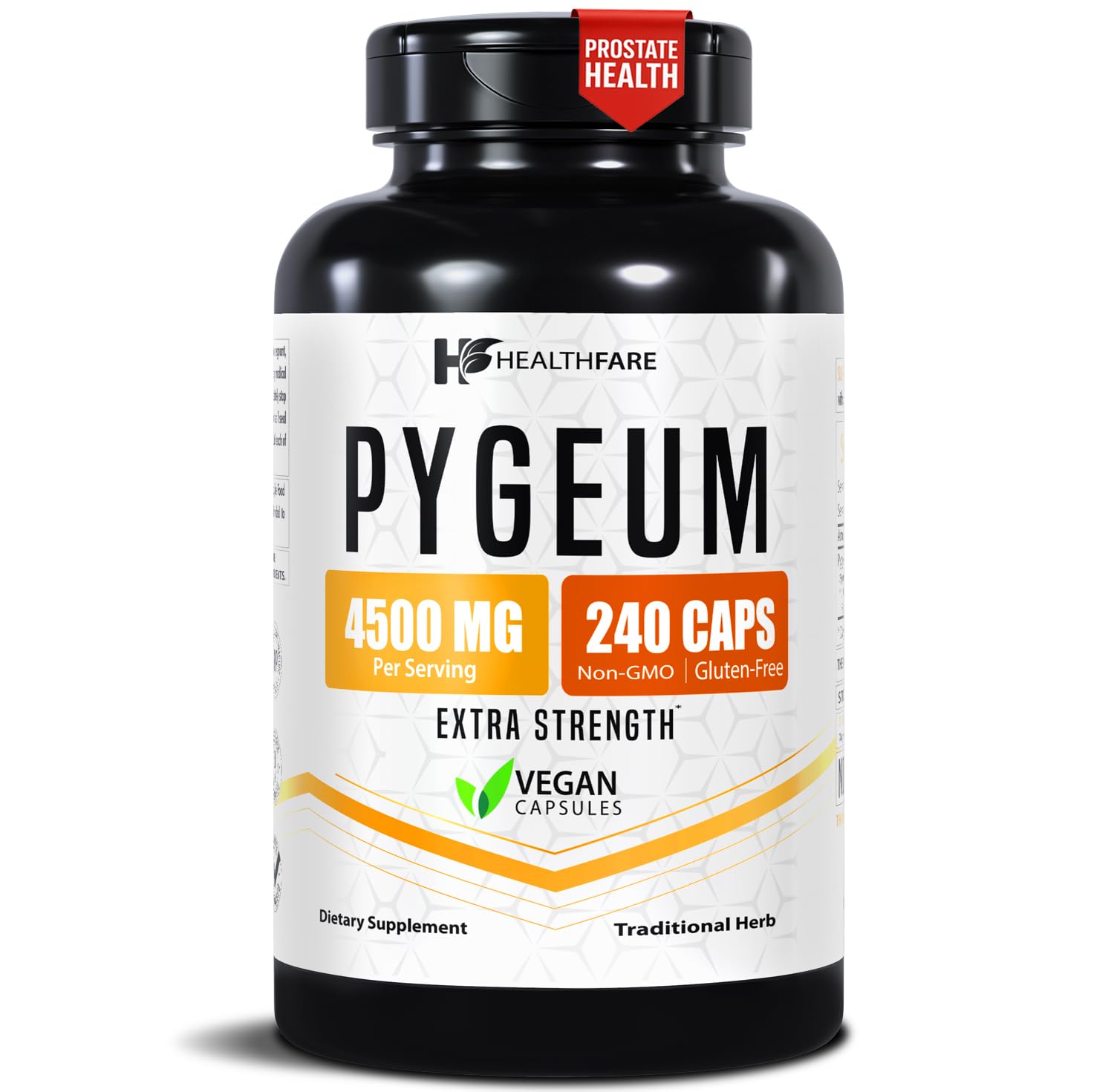 Healthfare Pygeum Supplement 4500mg capsules