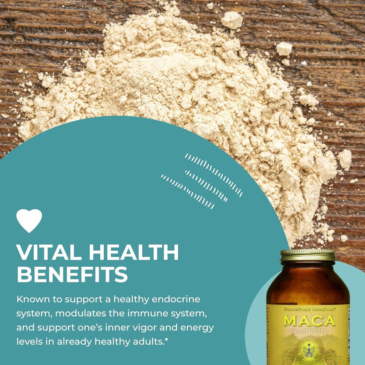 HEALTHFORCE SUPERFOODS Maca for athletic performance