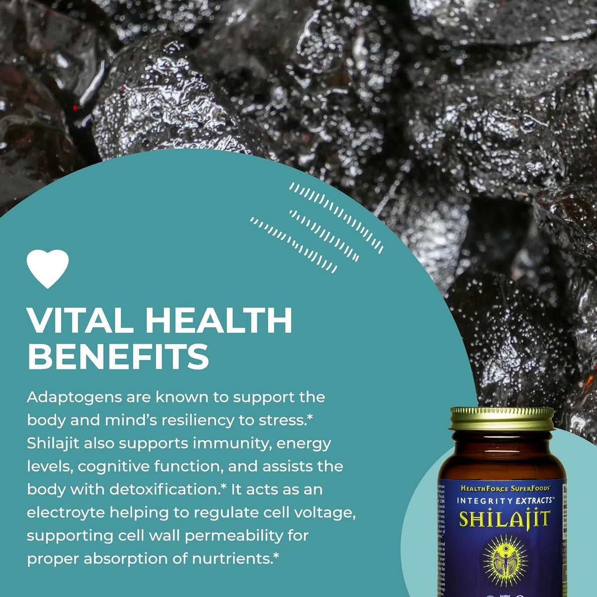 HealthForce SuperFoods shilajit for vitality