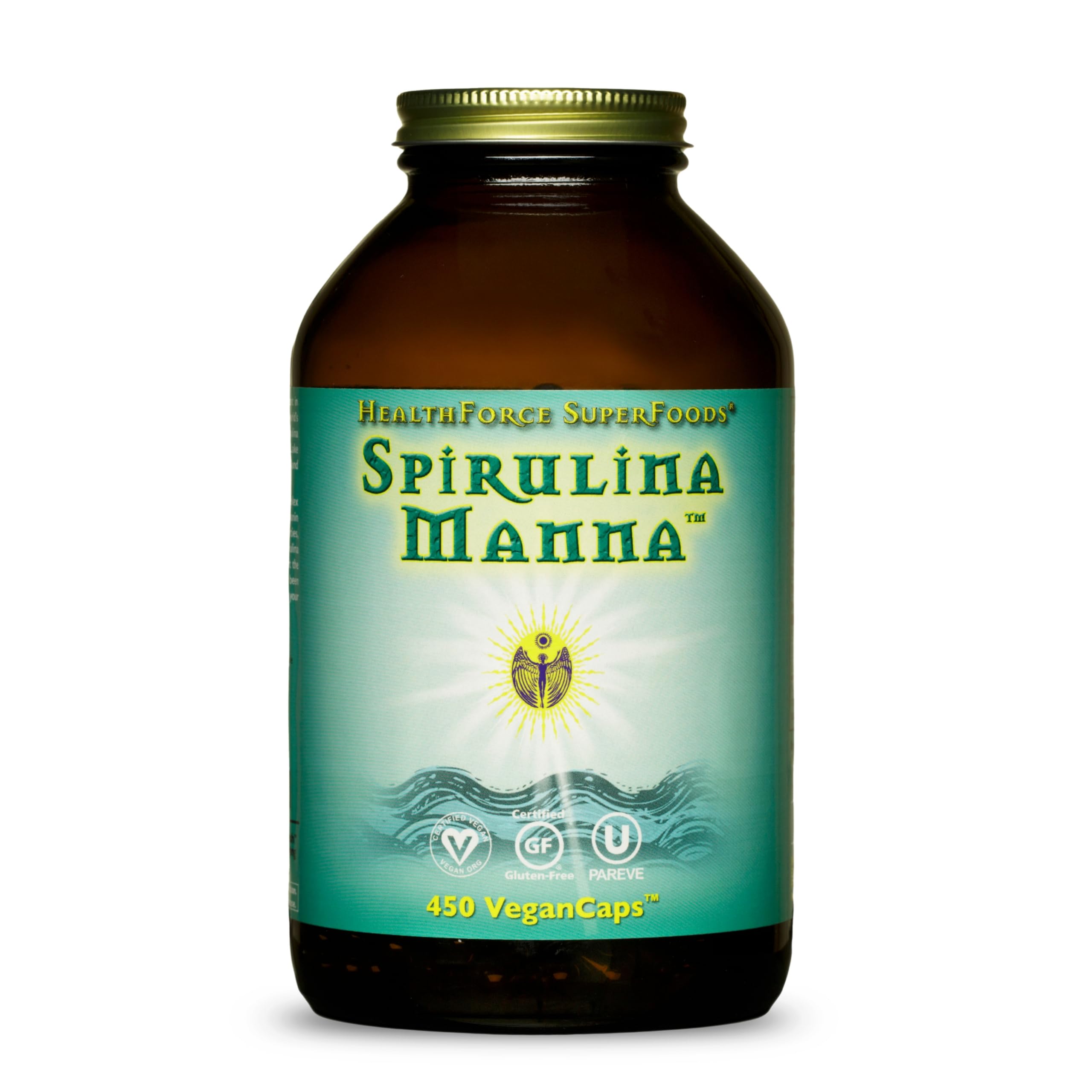 HEALTHFORCE SUPERFOODS spirulina vegan capsules