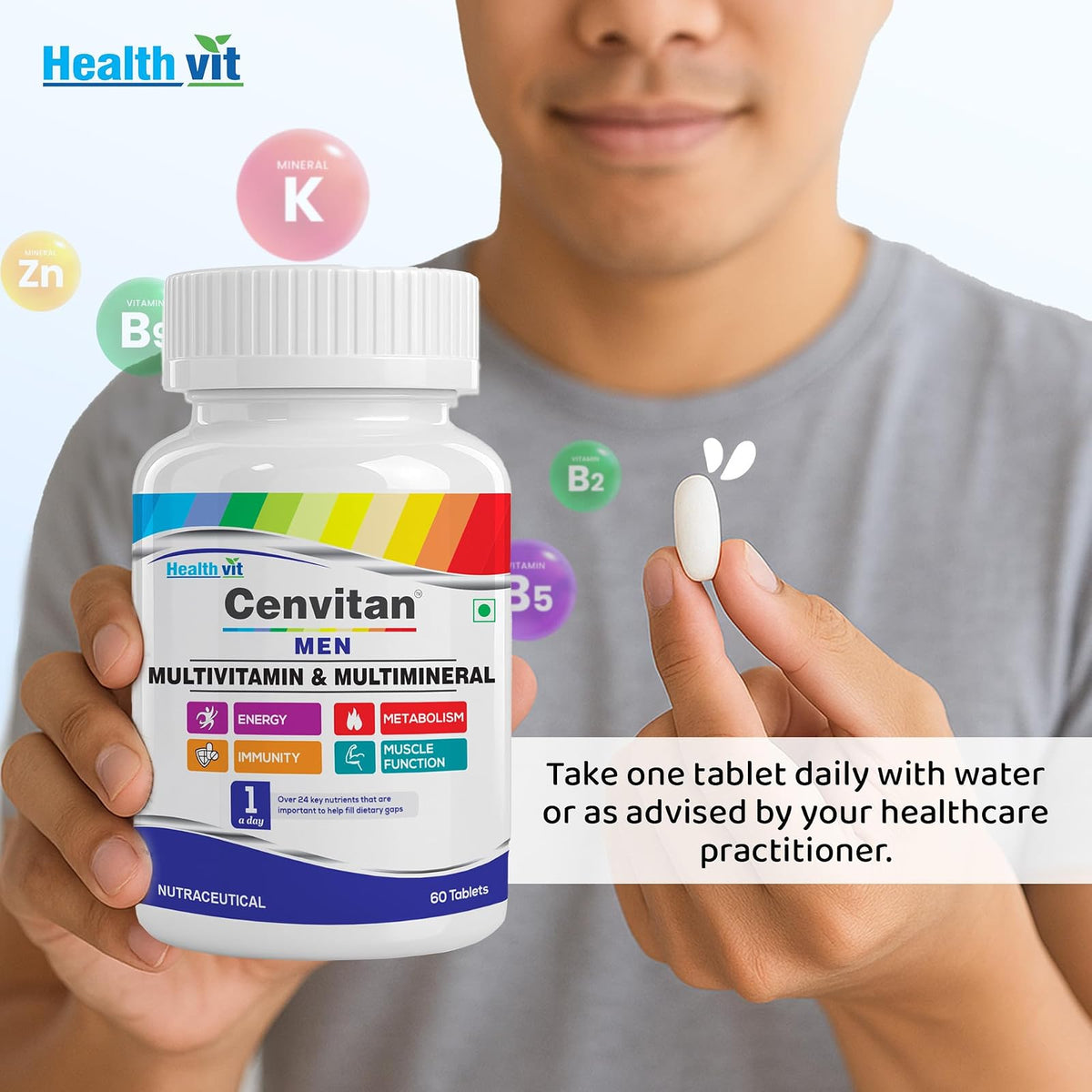 Healthvit Cenvitan Men vitamins for men's health