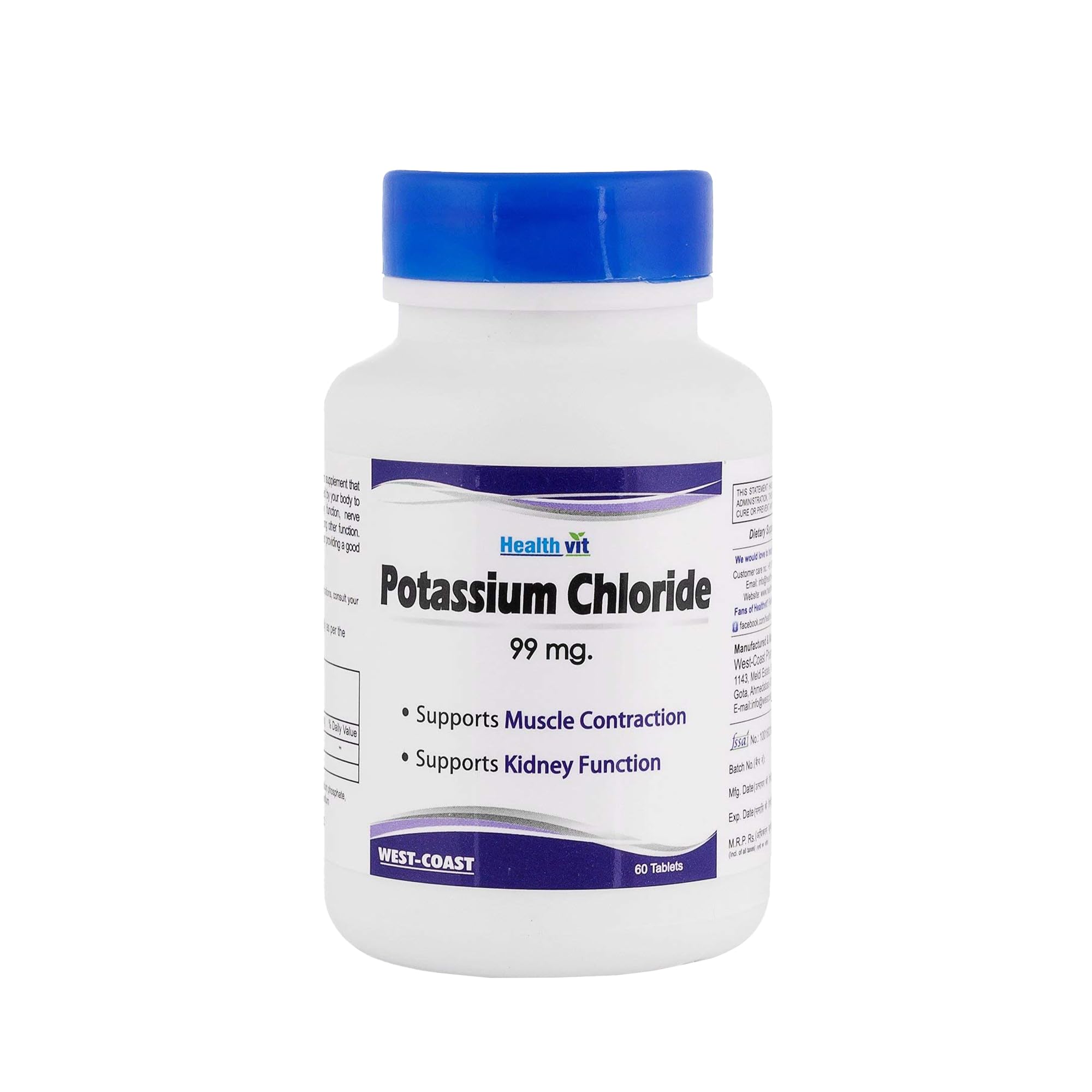 Healthvit potassium chloride tablets
