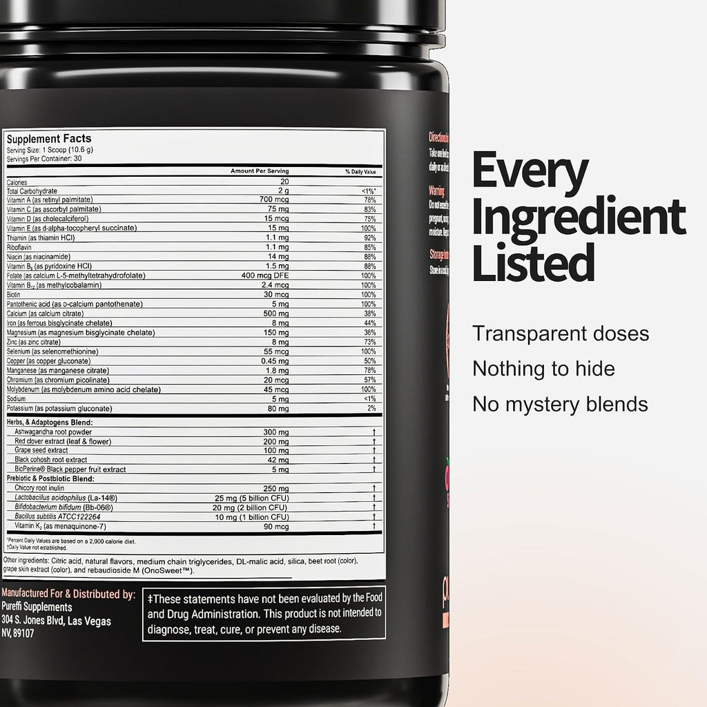 Healthy aging multivitamins for women