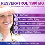 Healthy aging Resveratrol + NAD+ gummies