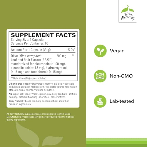 healthy aging with olive leaf
