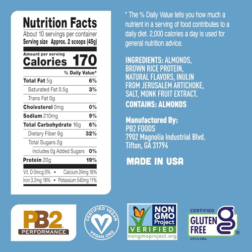 healthy almond protein for muscle recovery