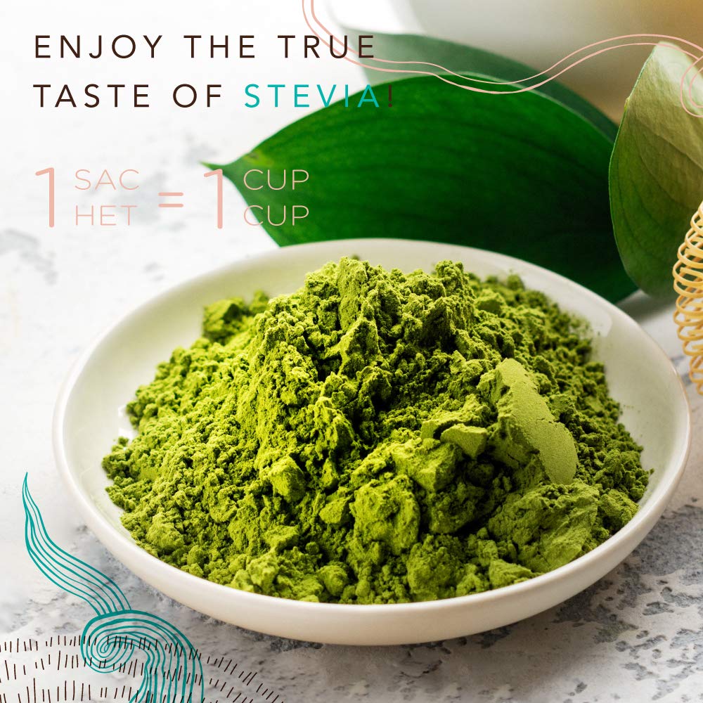 Healthy alternative to sugar with stevia