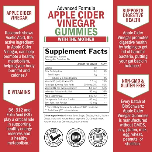 healthy apple cider vinegar gummies