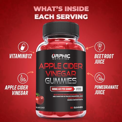 healthy apple cider vinegar gummy snacks