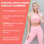healthy apple cider vinegar gummy supplement