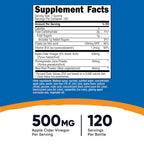 Healthy apple cider vinegar gummy supplements