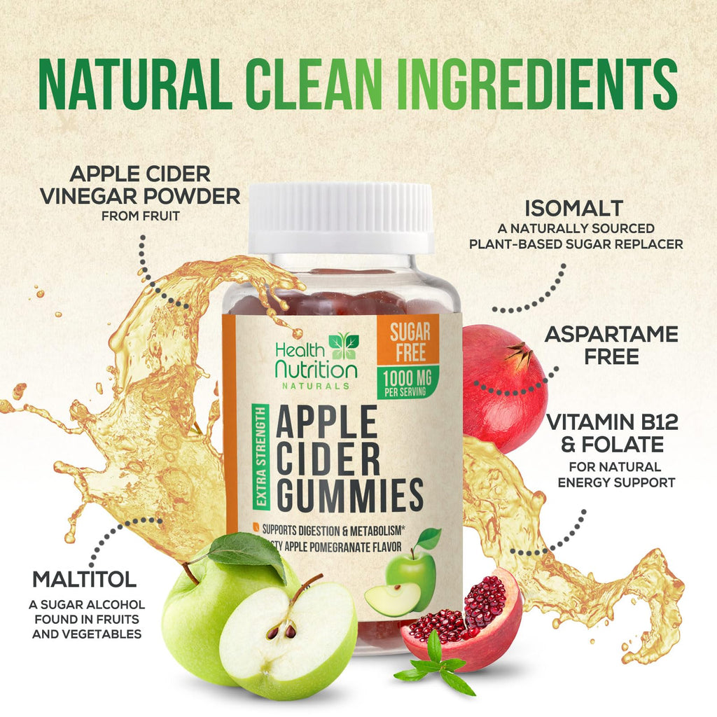healthy apple cider vinegar gummy supplements