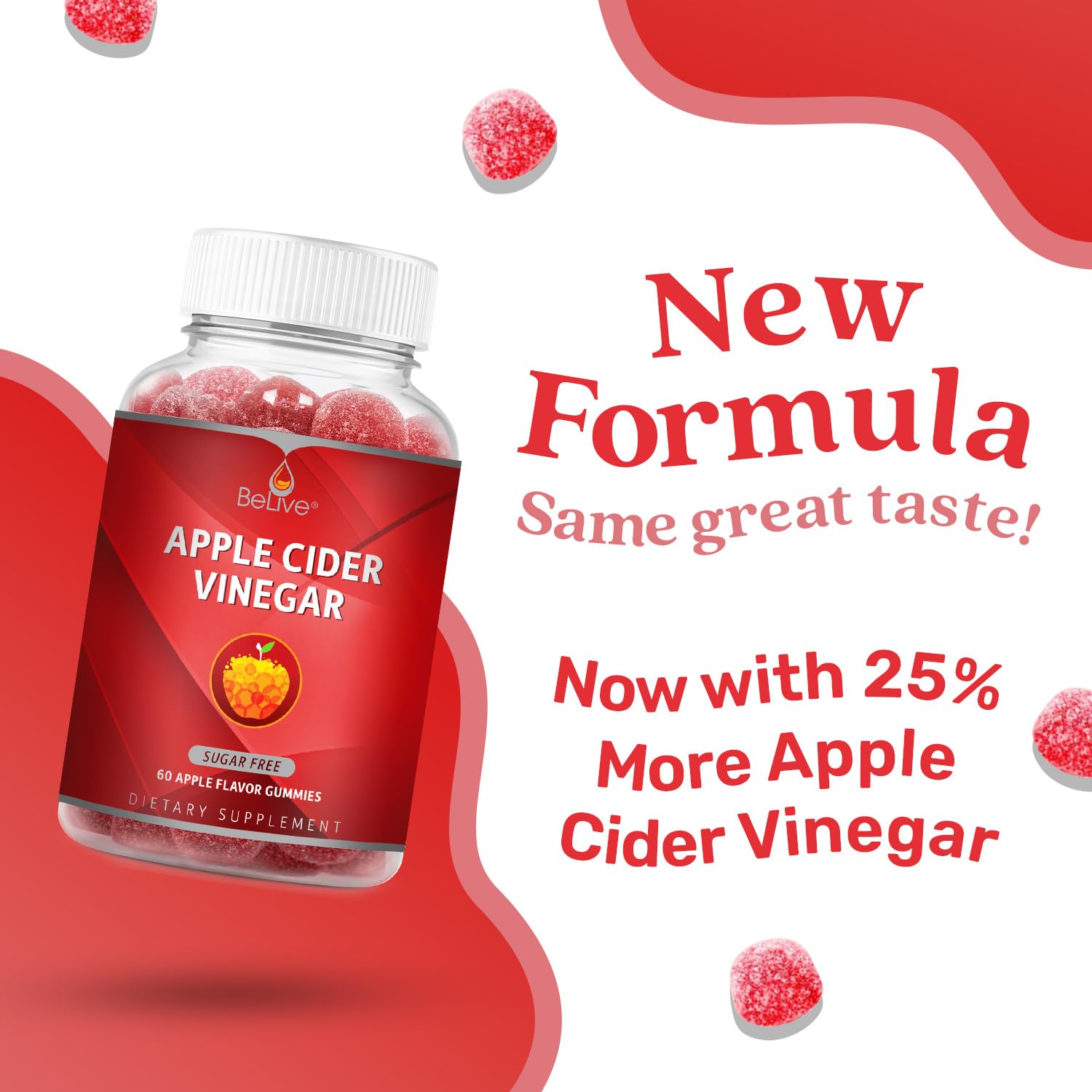 healthy apple cider vinegar supplement gummies