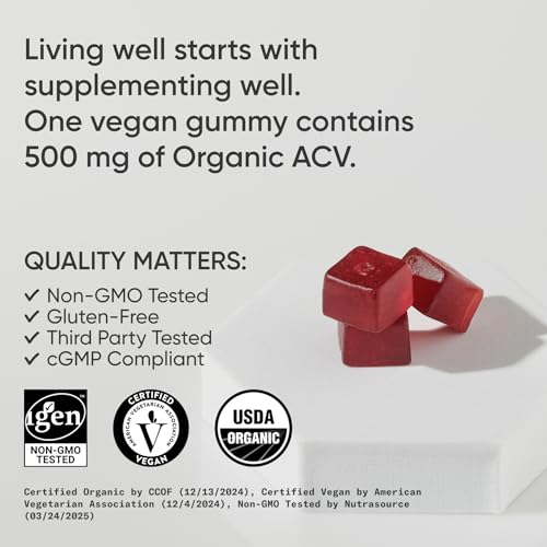 healthy apple cider vinegar supplement