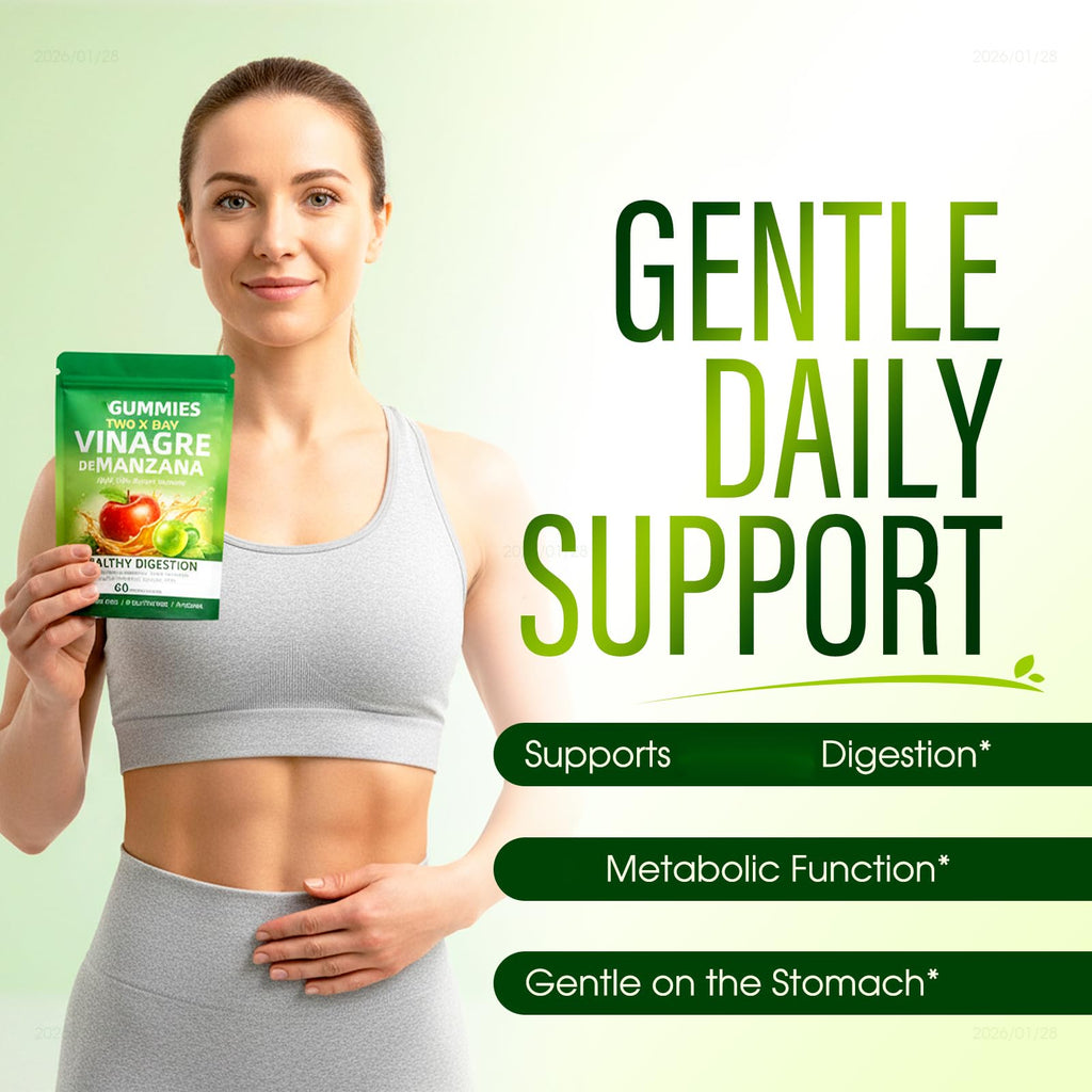 Healthy apple cider vinegar supplement
