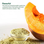 healthy baking with pumpkin seed protein